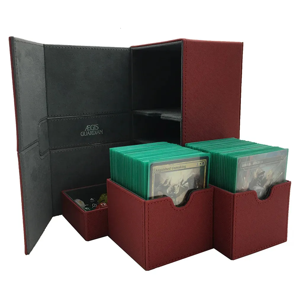 Game Card Storage Box: Large Capacity Deck Case For TCG Cards, Holds ...