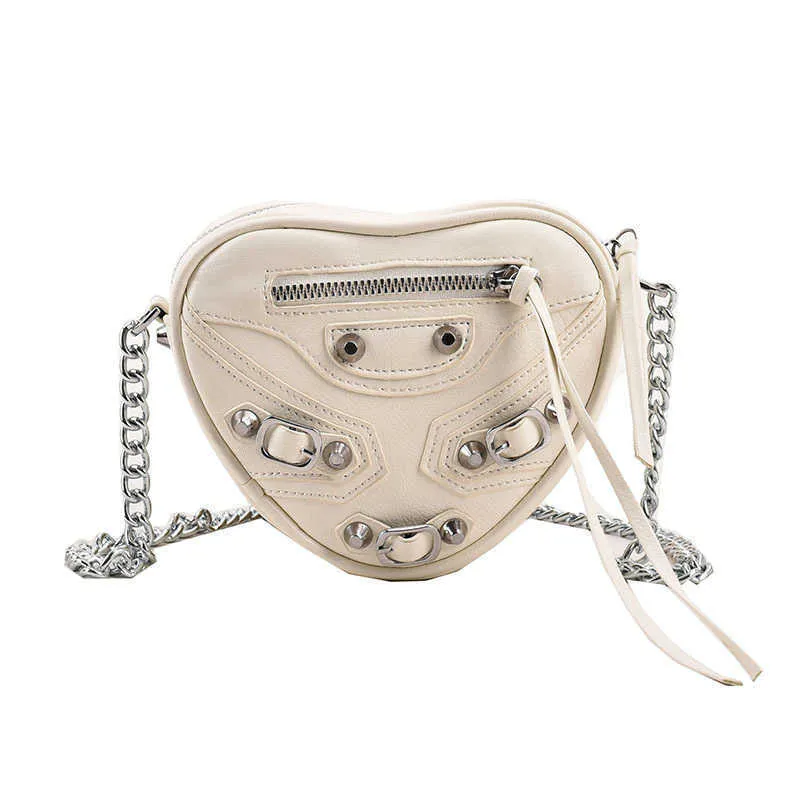2023 Heavy Industry Rivet Locomotive Ins Fashion Love Texture Chain One ...