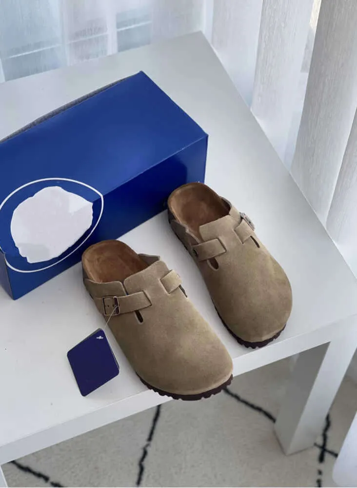 DHgate.com:Men's Women's Suede Leather Clogs, Designer Indoor Outdoor ...
