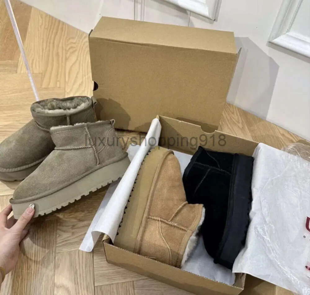 Ultra Mini Platform Boots: Designer Inspired, Fur Lined, Sheepskin ...