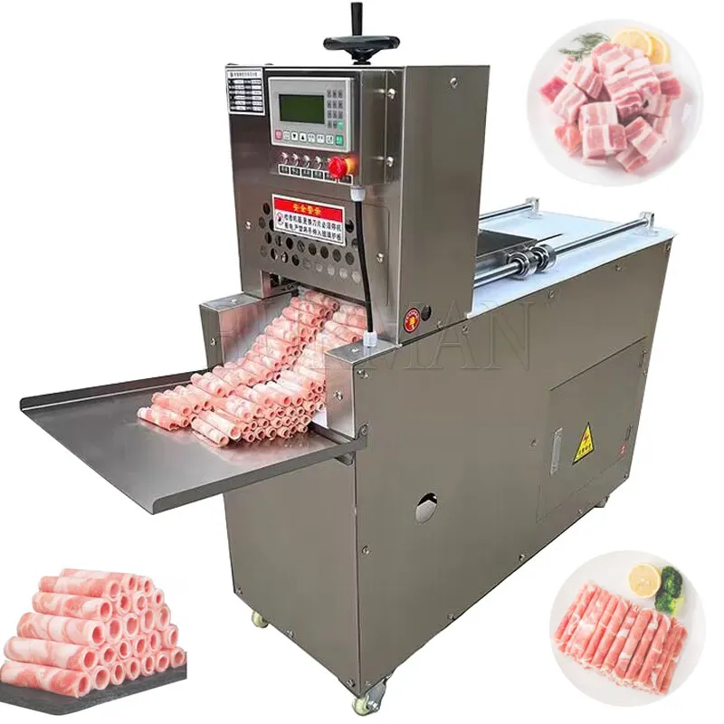 Stainless Steel Automatic Double Four Cut Lamb Roll Machine With ...