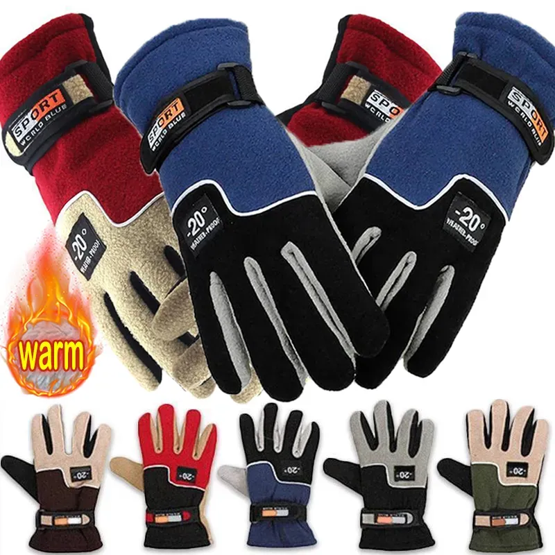 DHgate.com:Thermal Fleece Winter Gloves: Men & Womens Motorcycle Snow ...