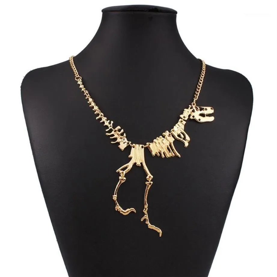 Whole New Punk Style Gothic Tyrannosaurus Skeleton Dinosaur Necklace ...