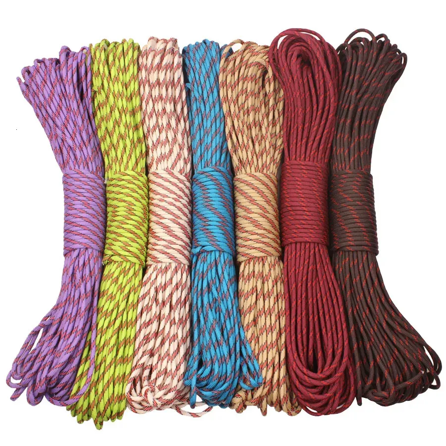 Climbing Ropes: CAMPINGSKY 4mm 100ft 550 Paracord Parachute Cord ...