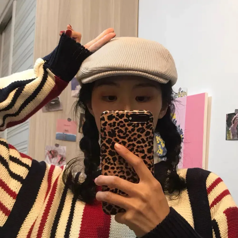 Beret Hats For Women Vintage Corduroy Painter Caps With Adjustable Fit ...