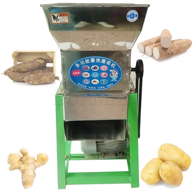 Manioc Potato Grinding Pulp Separator Cassava Flour Making Root Crusher ...