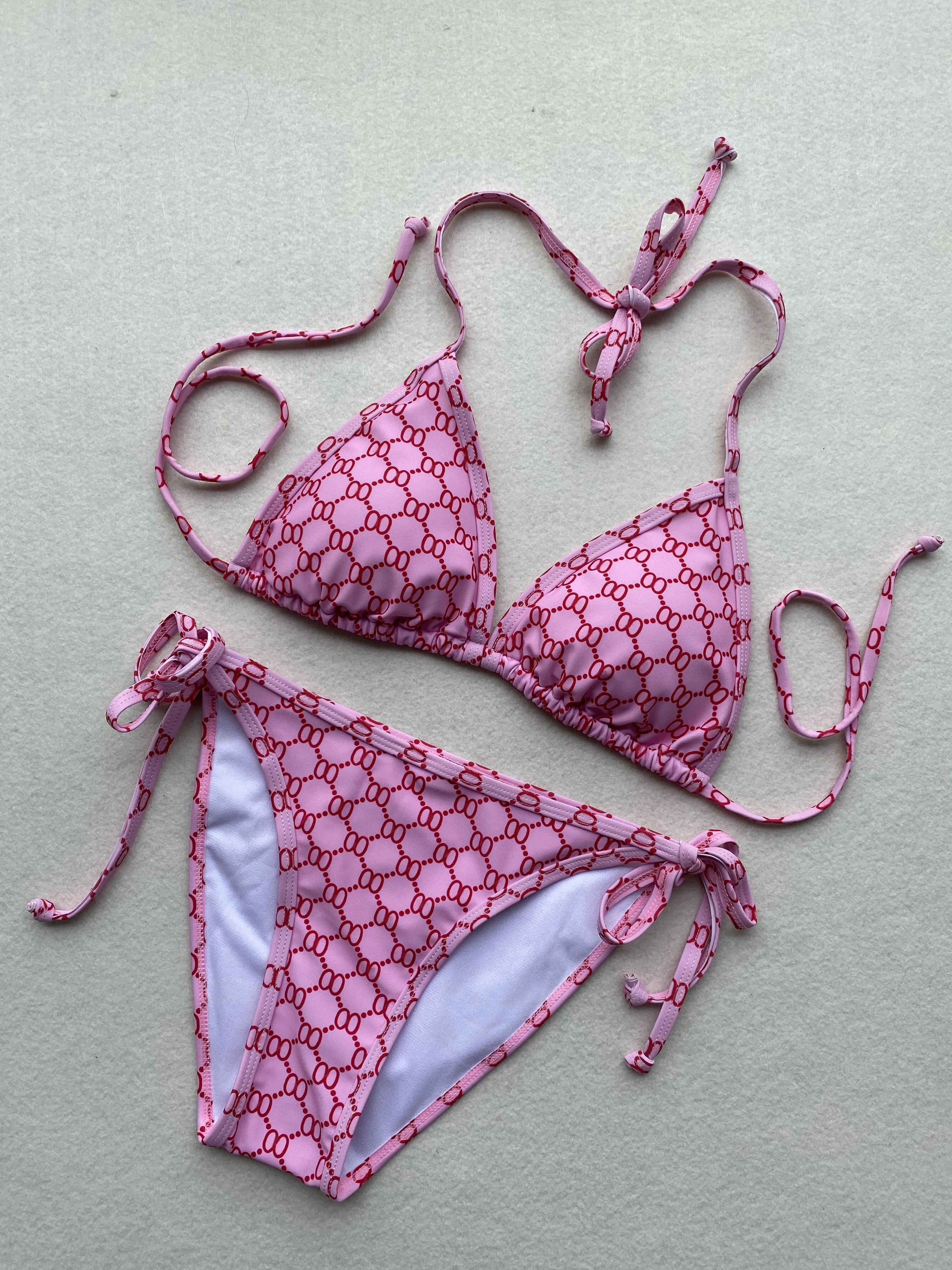 Womens Designer Swimsuits Embroidered Bikini Top:... From Wu15017577987 ...