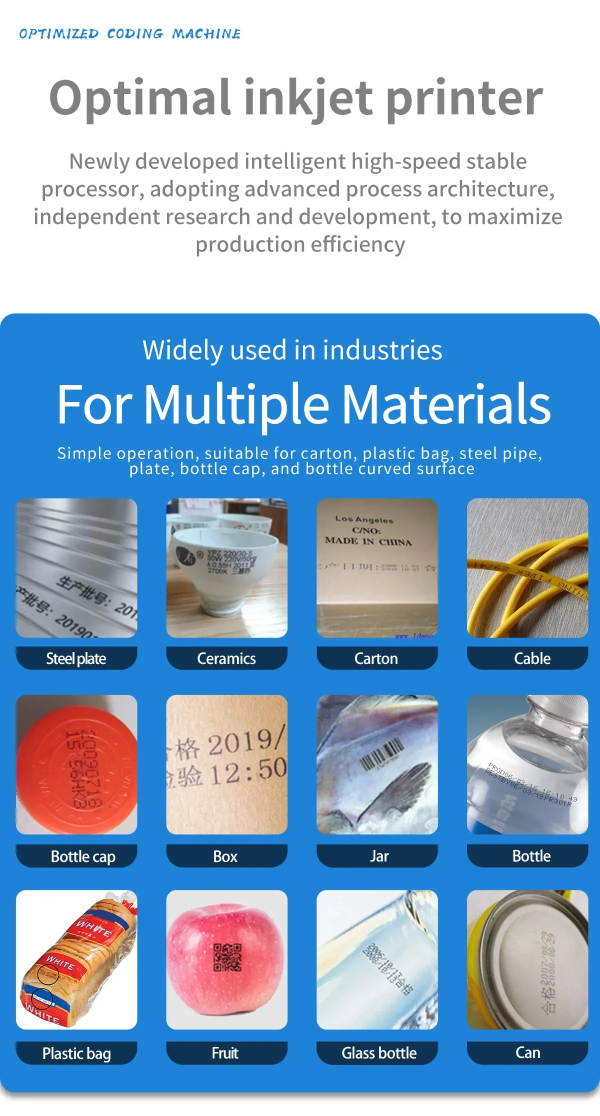 Automatic Handheld Inkjet Printer With Expiry Date Inject Pizza Hut Box ...