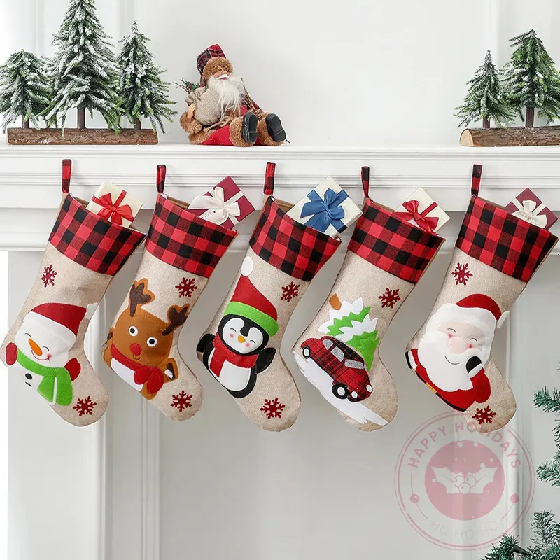 DHgate.com:Christmas Stocking Sacks, Xmas Gift Candy Bags, Noel ...