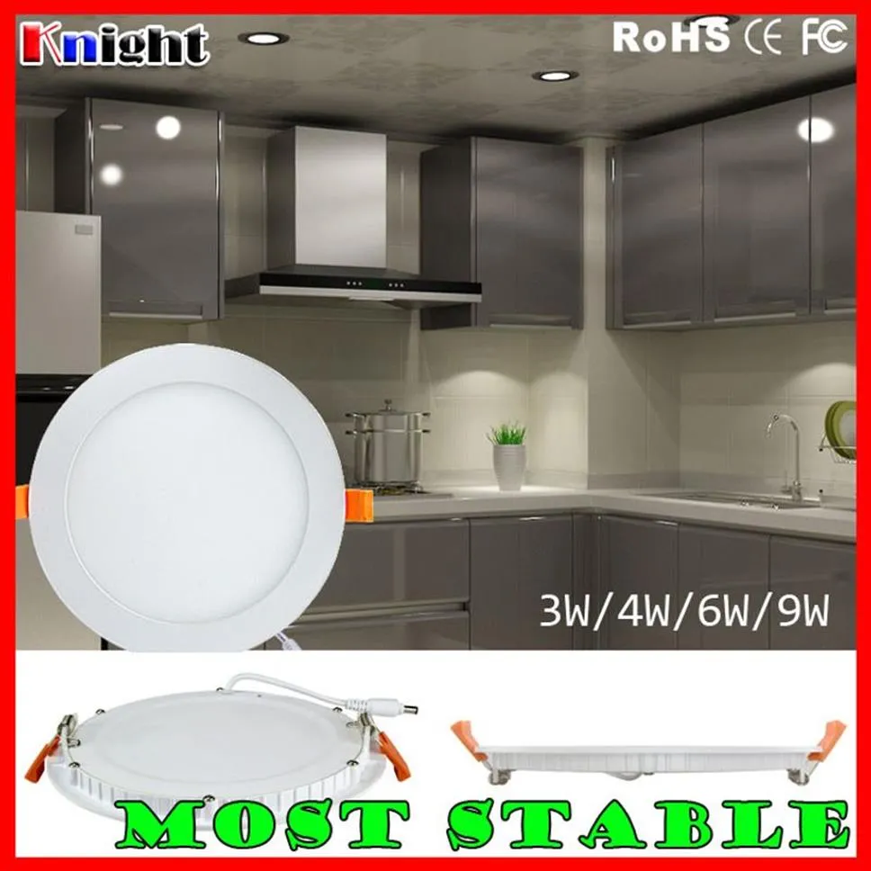 DHgate.com:3w 4w 6w 9w Brand LED Panel Light, 3/4/5 Inch Slim Downlight ...