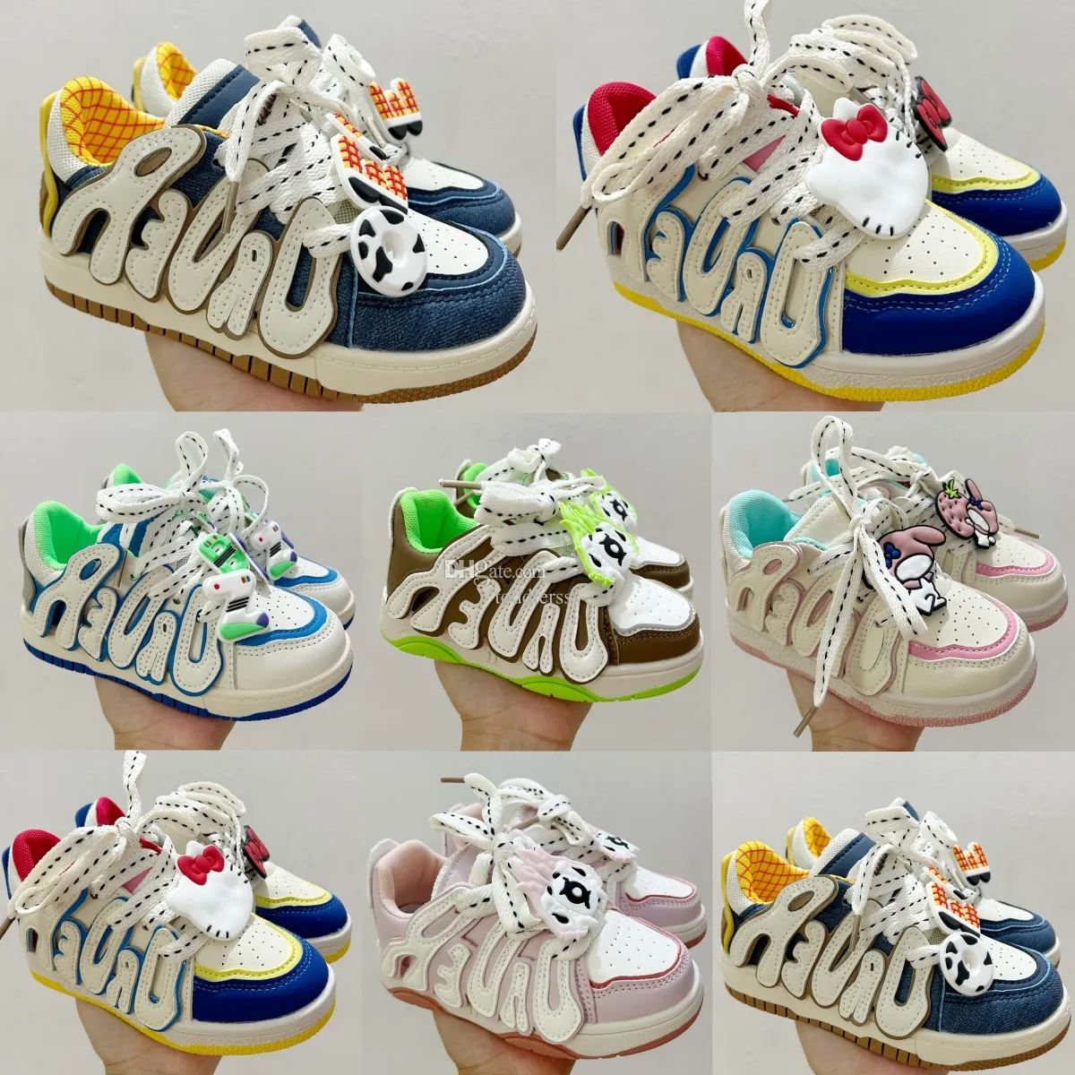 Kids' Designer Old Vintage Bread Skateboarding Shoes for Toddler Boys ...
