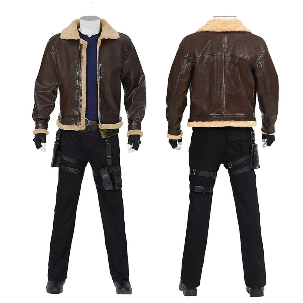 New Arrival Re Leon Scott Kennedy Cosplay Costume With Customizable ...