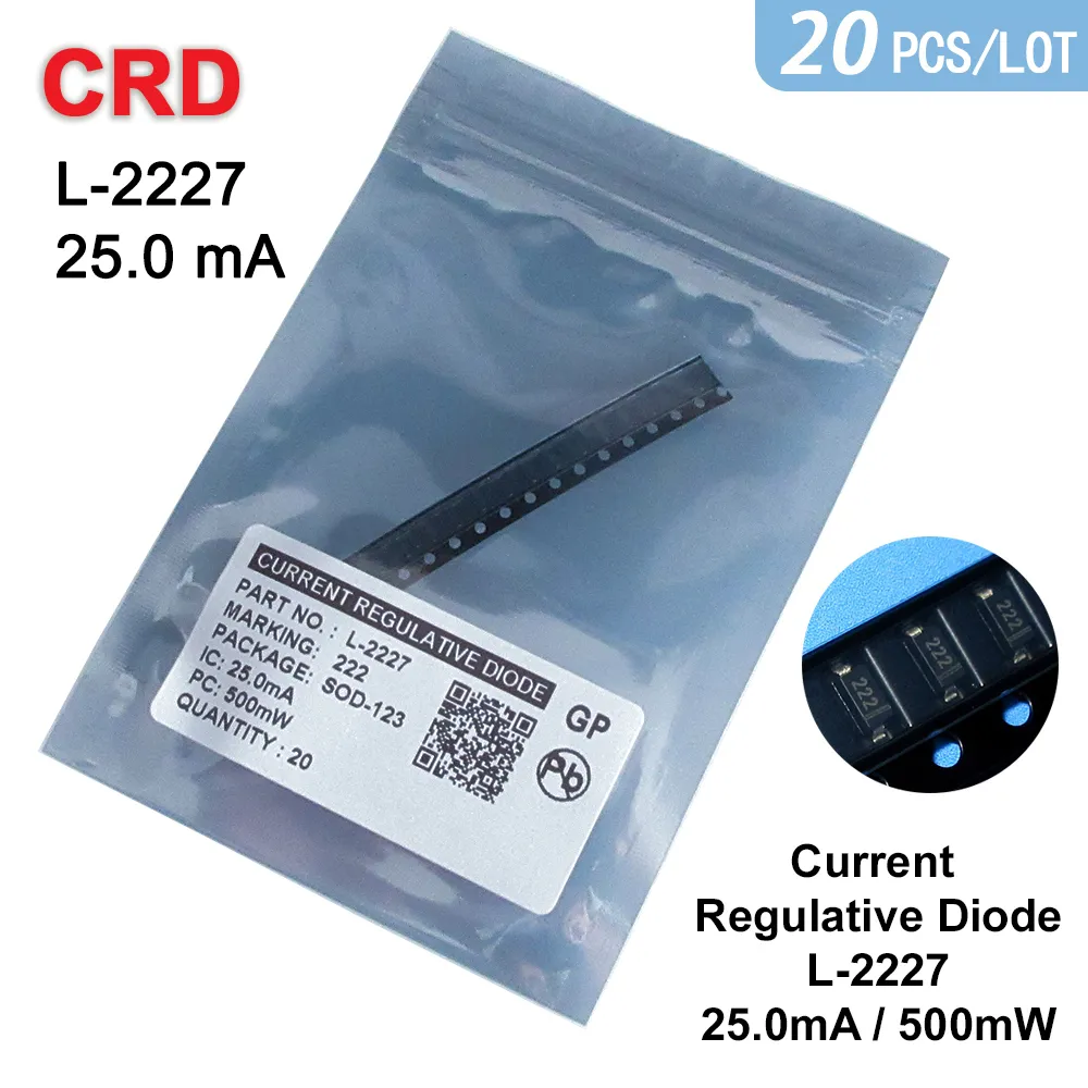 L-2227 25.0mA SOD-123 Current Regulator Diode CRD, Constant Current ...