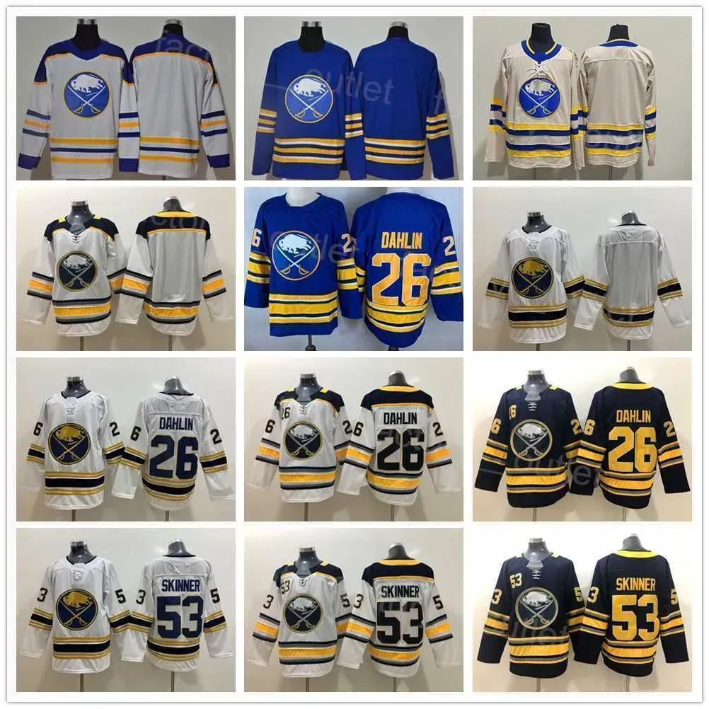 CUSTOM Buffalo''Sabres''Buffalo Hockey Rasmus Dahlin Jersey Jeff ...