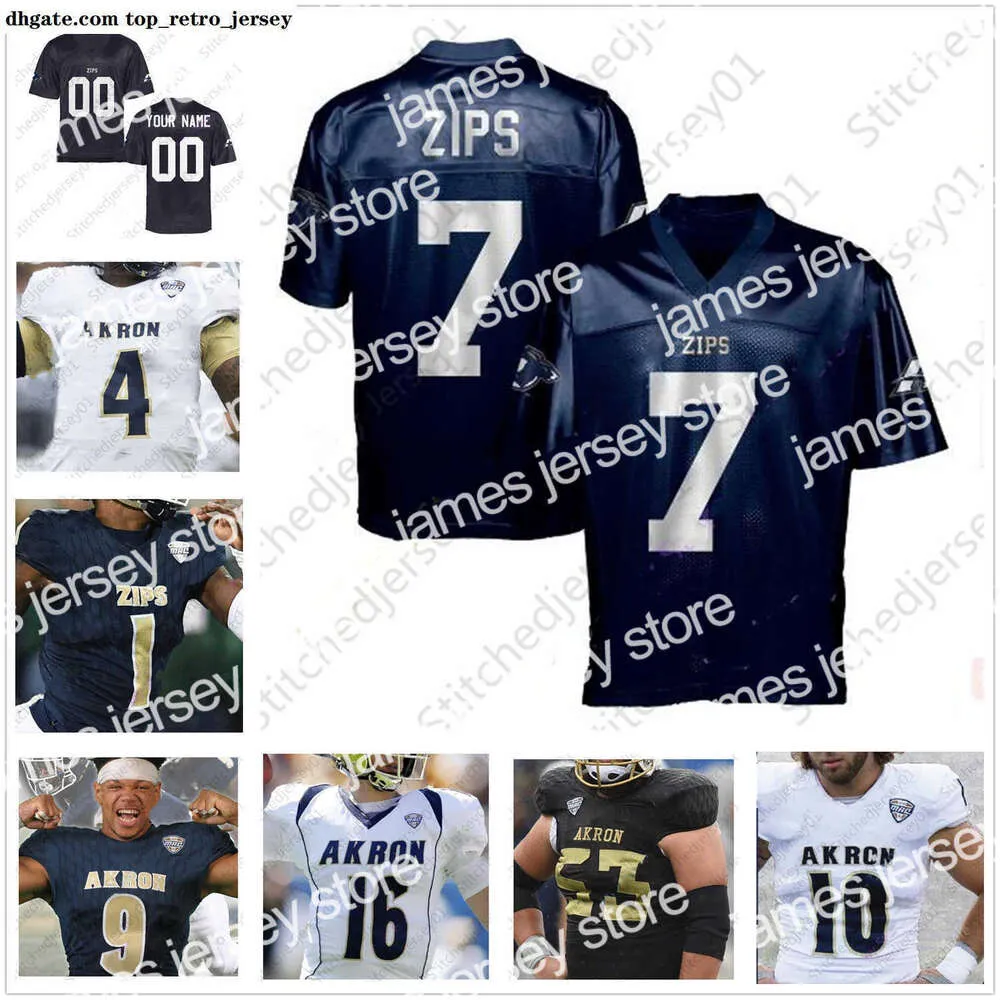 Akron Zips Football Jersey: NCAA College American Wear Jason Taylor ...