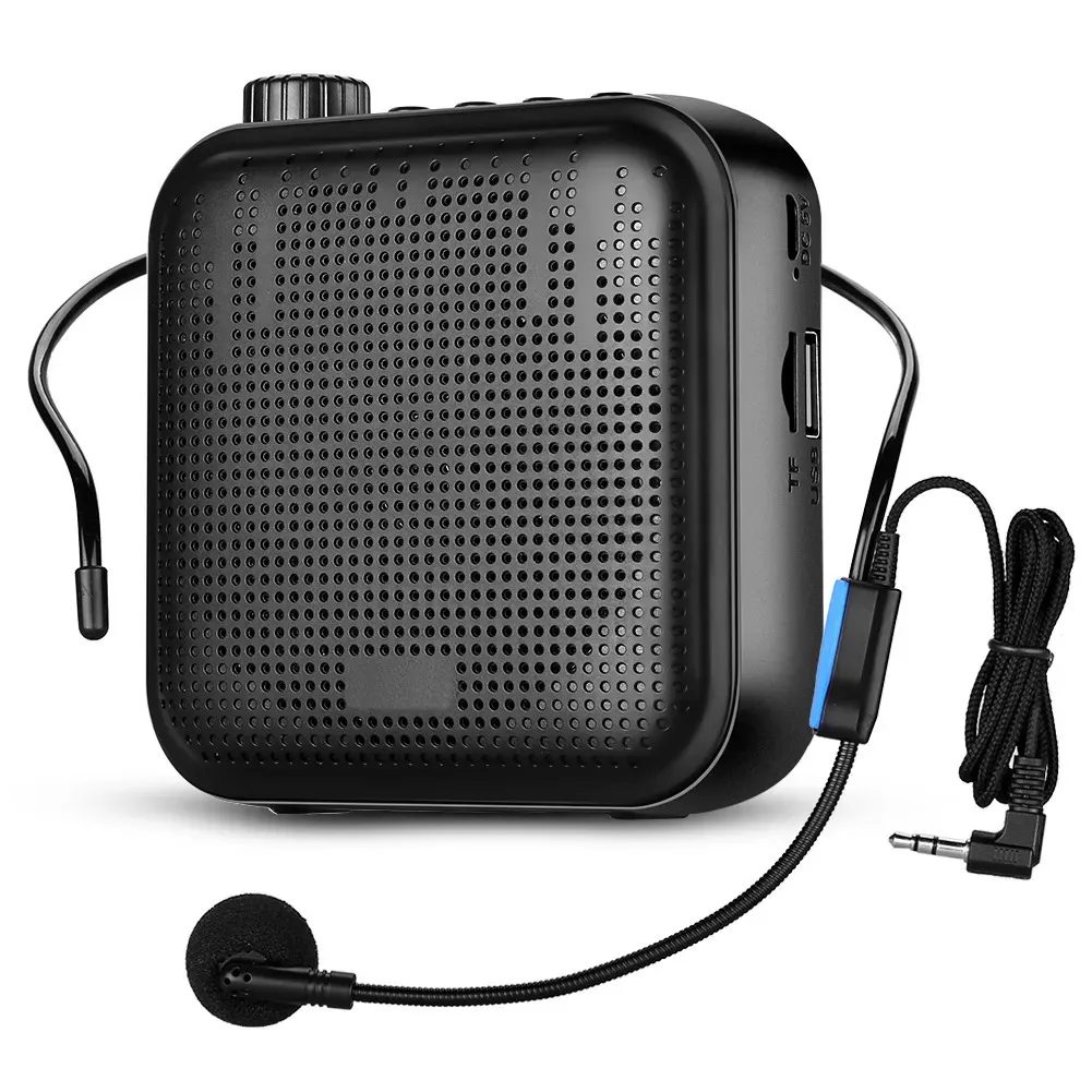 S Ers Portable Voice Amplifier With Microphone Rechargeable Ultralight ...