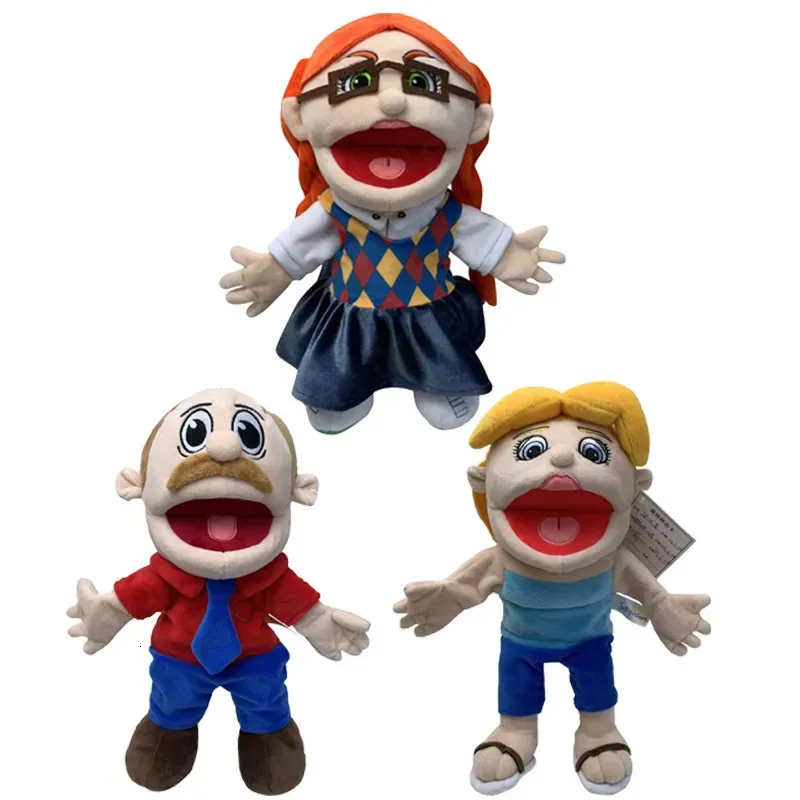 Childrens Hand Puppets Large Plush Boy Doll Hand Puppet, Soft Stuffed ...
