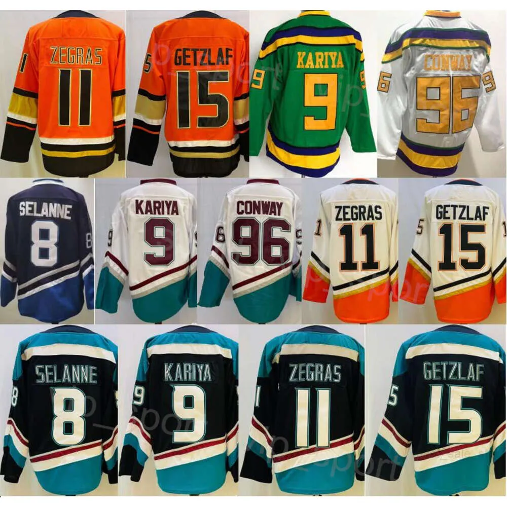 DHgate.com:Mens Hockey 8 Teemu Selanne Jersey, Retro 96 Charlie Conway Jersey, Paul Kariya ...