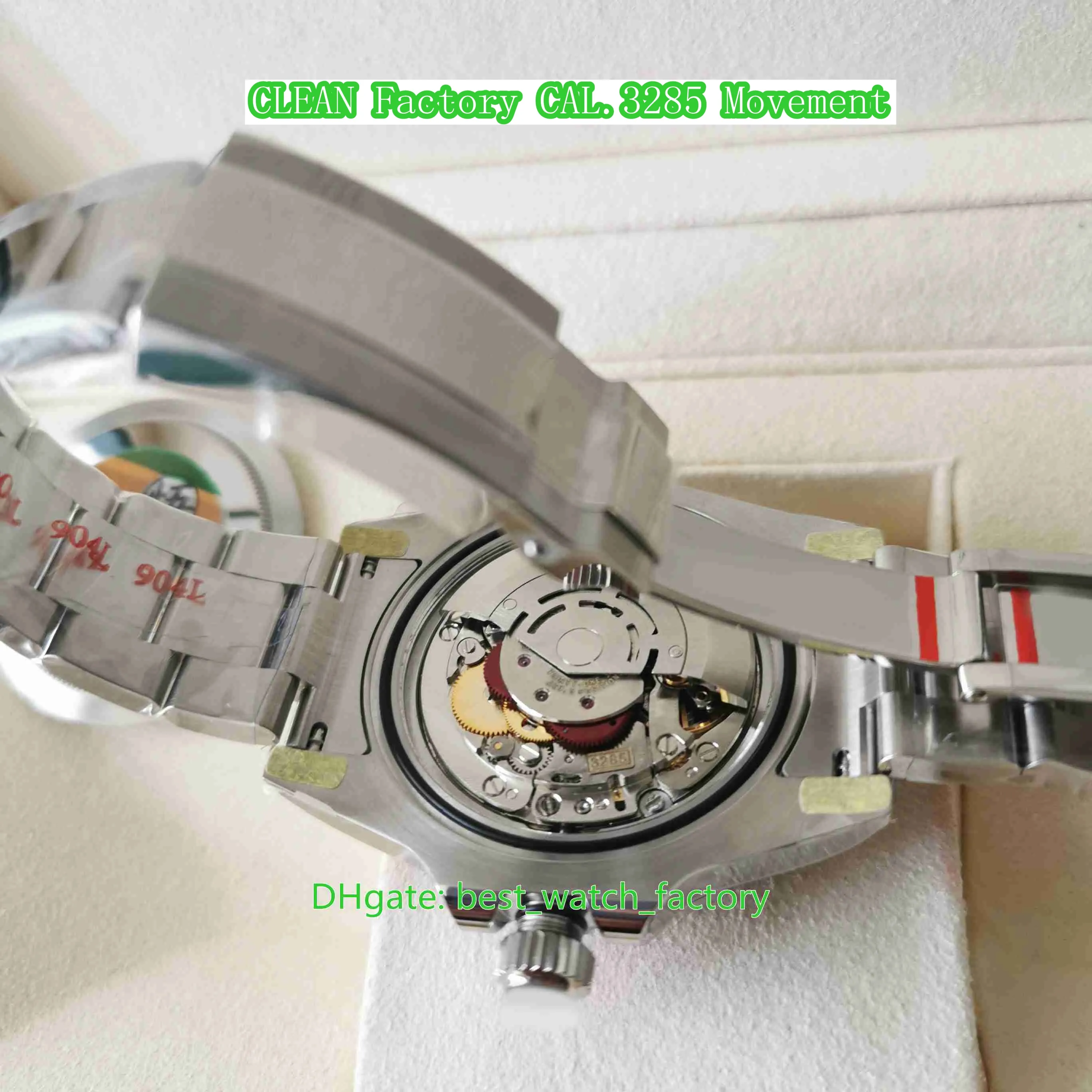 CLEAN Factory Men's Automatic Joker And Witch Watches With CAL.3285 Movement, 40mm GMT, Ceramic ...