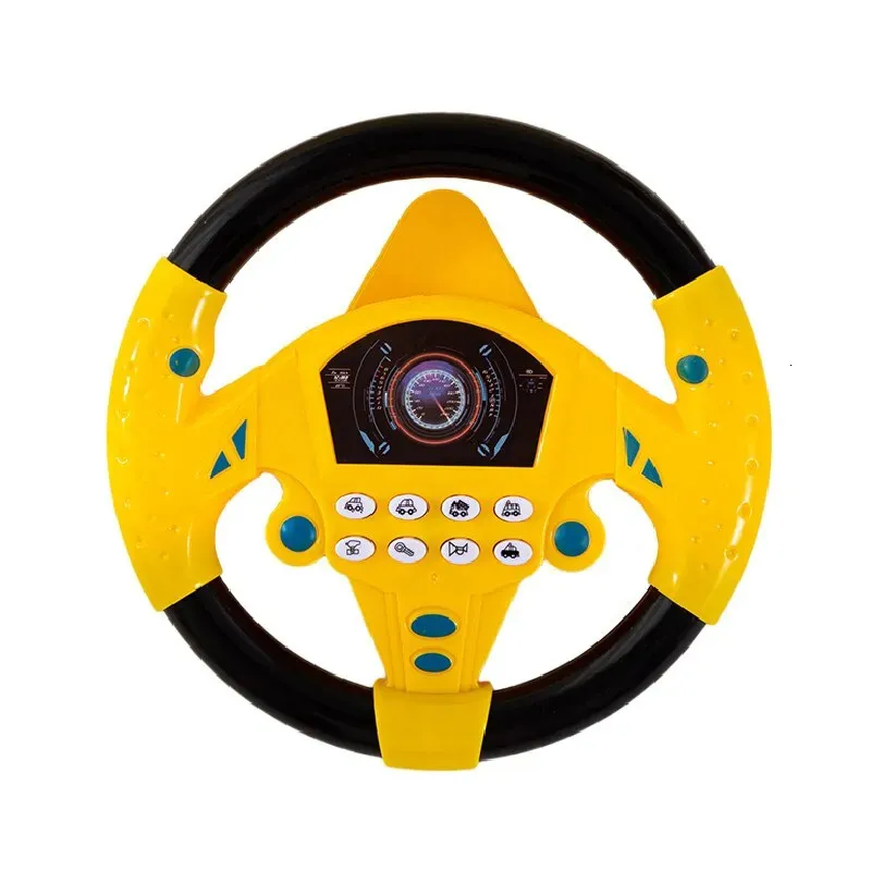 Childs Car Steering Wheel Simulator: Electric Baby Steering Wheel ...