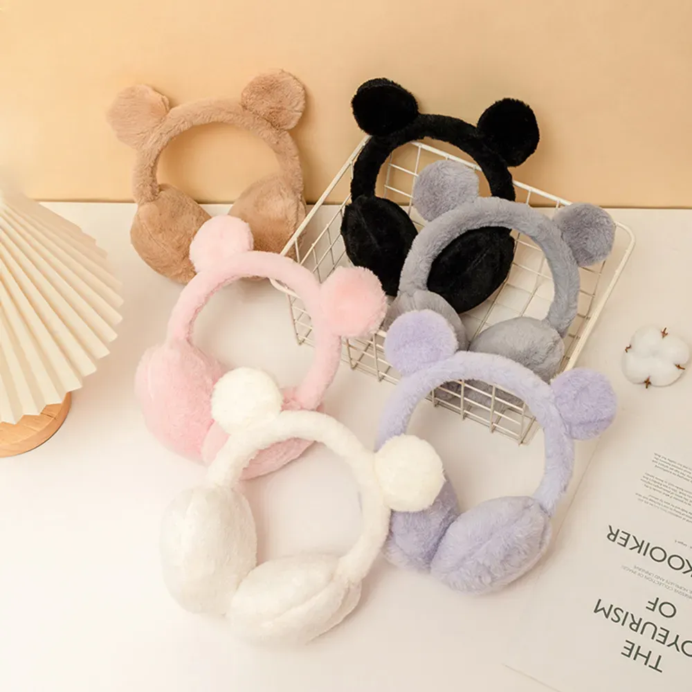 DHgate.com:Soft Plush Ear Warmer Winter Warm Earmuffs For Women ...