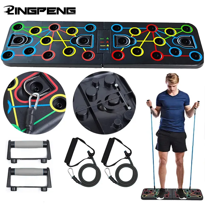 Folding Push Up Stands: Multifunctional Home Fitness Board - Perfect ...