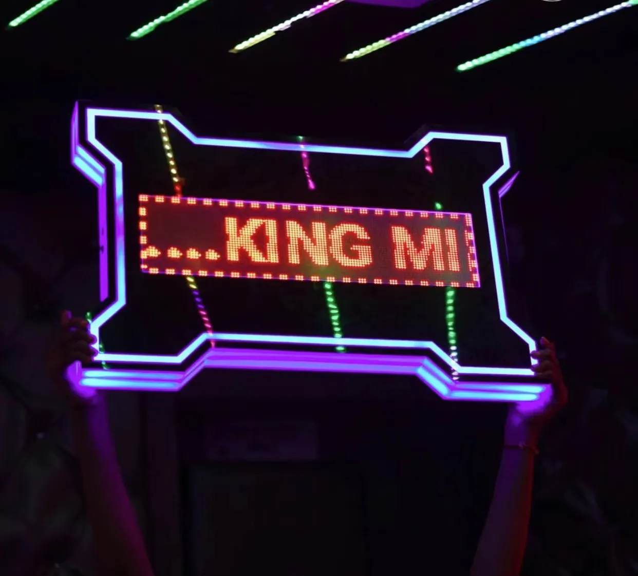 Programmable LED Message Board - Scrolling VIP Display, Bottle ...
