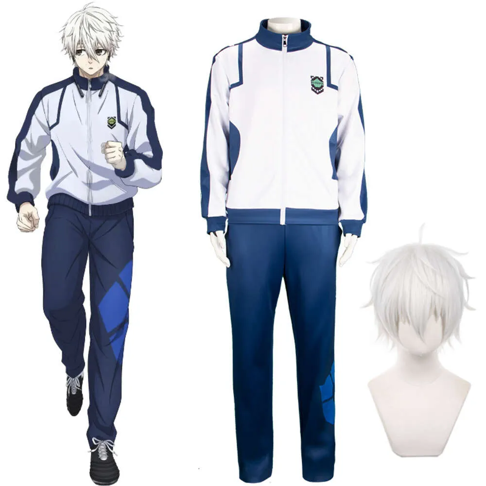 Mens Rurouni Kenshin Anime Blue Lock Cosplay Costume Seishiro Nagi ...