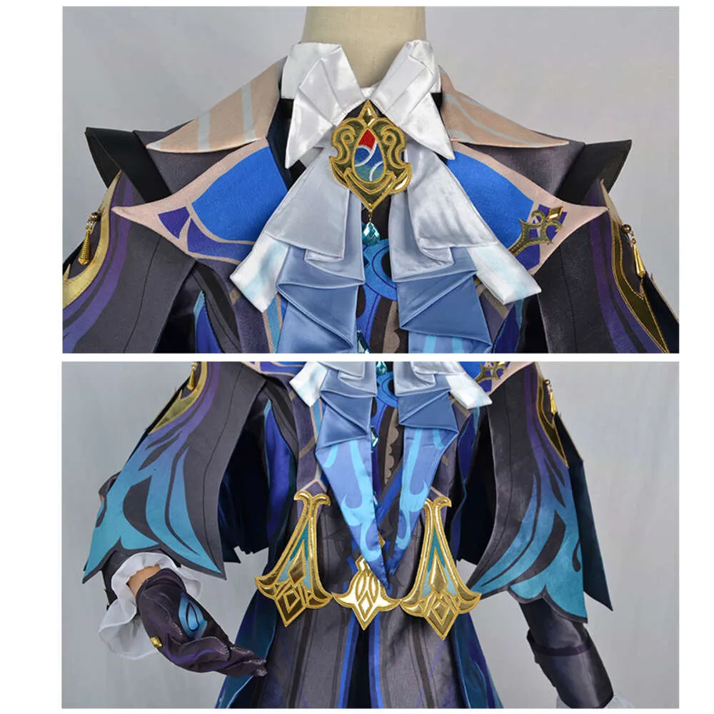 Mens Neuvillette Cosplay Genshin Impact Costume Set Full Outfit For ...