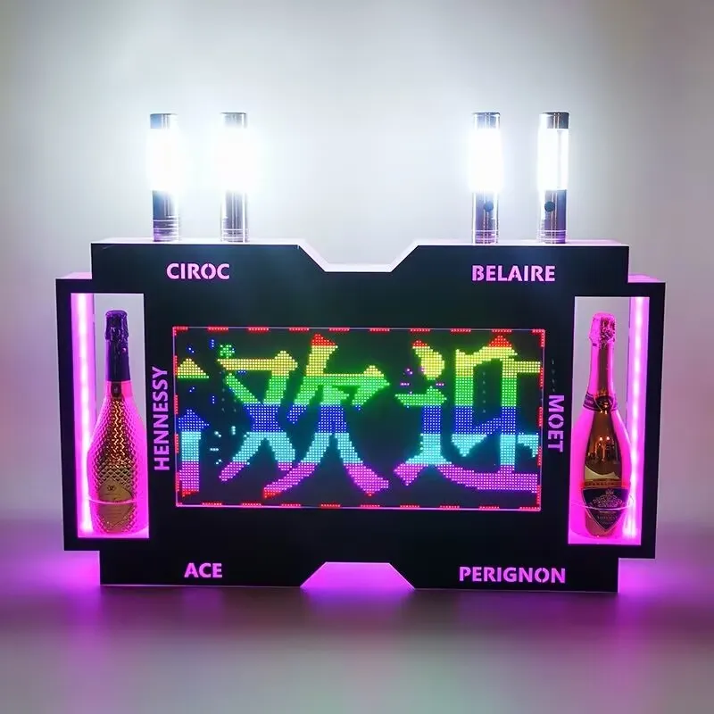 LED Bottle Display Glorifier: Scrolling Text, Programmable Messages ...