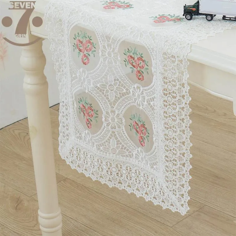 DHgate.com:White Embroidered Table Runner, Home Decorative Dining ...