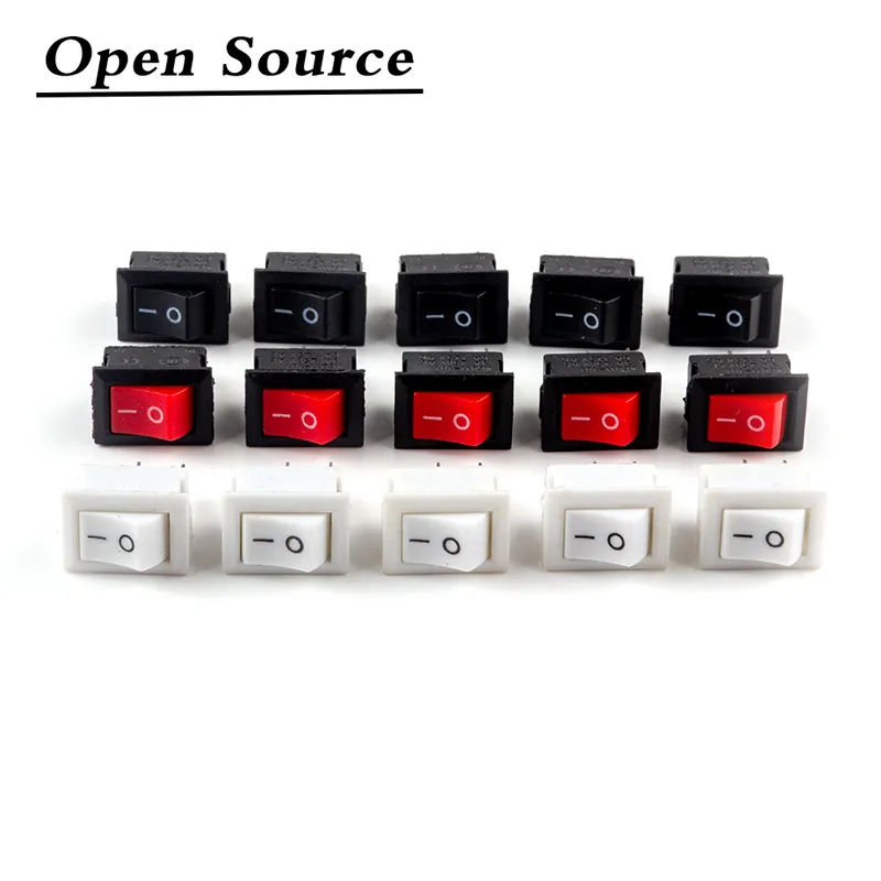 Waterproof Rocker Switch 12V, Compact Push Button Switch 10x15mm SPST ...