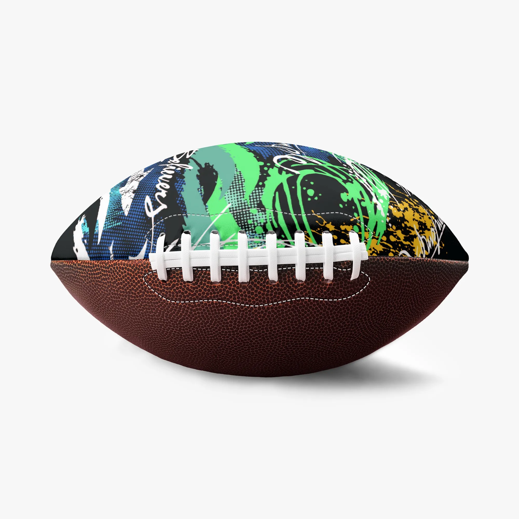 Custom American Number 9 Football DIY Rugby Matches Outdoor Sports Team ...