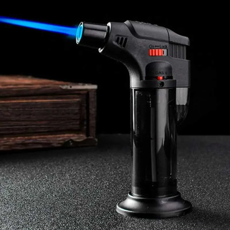 Jet Flame Lighter Powerful Triple Torch Lighter For Kitchen, BBQ, Cigar ...