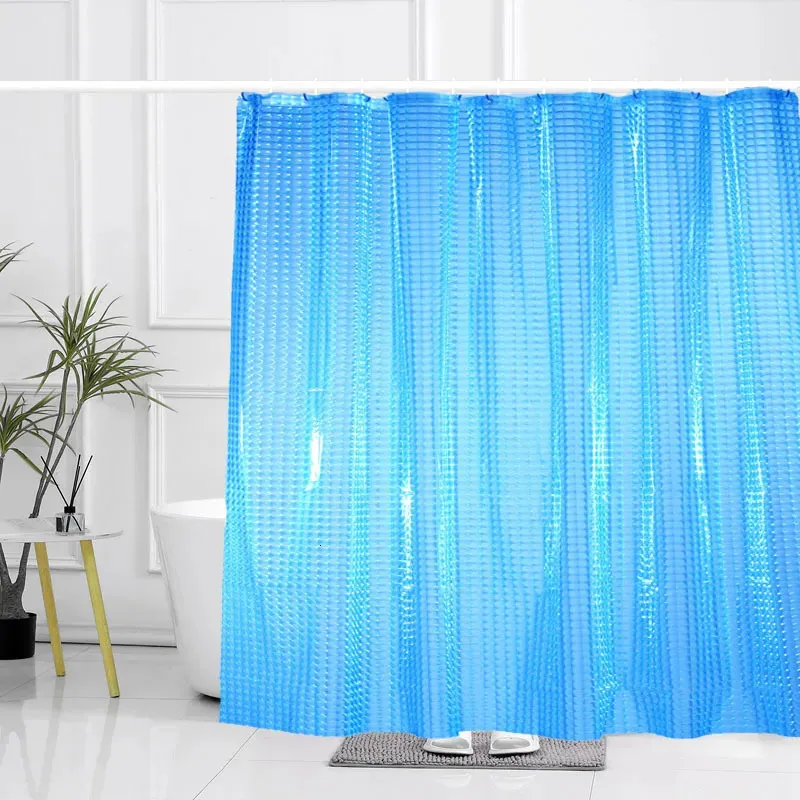 Shower Curtain: Solid Color, Environmental PEVA, Mildew Proof ...