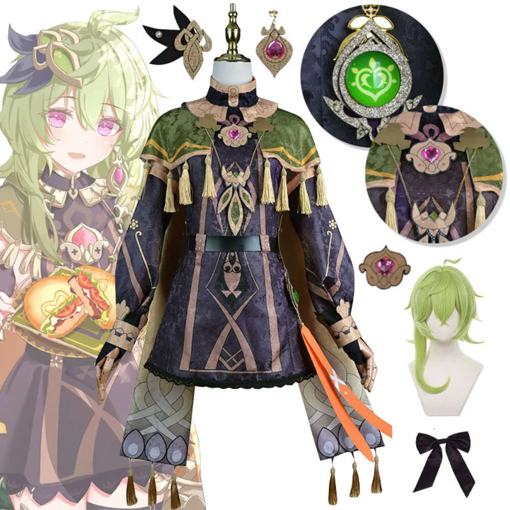 Collei Cosplay Genshin Impact Cosplay Costume Dendro Avidya Forest ...