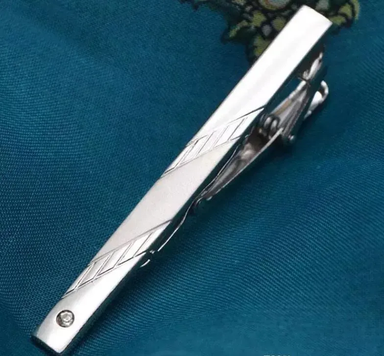 DHgate.com:Mens Silver Tie Clips Set: Formal Wear, Wedding Tie Pins ...