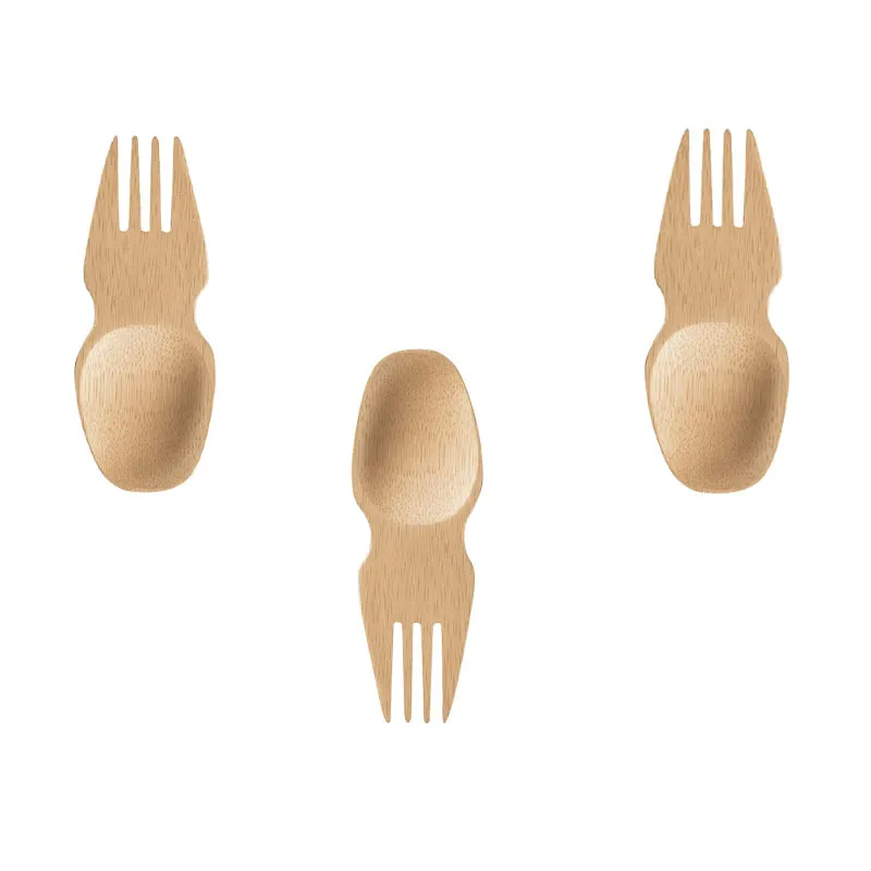 DHgate.com:Bamboo Spoon and Fork Set for Kids, Portable Dinnerware Set ...