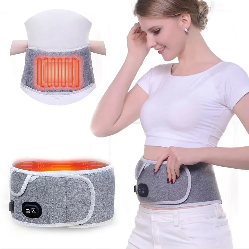 Electric Waist Massager Belt, Vibration Infrared Waist Massager, Warm ...