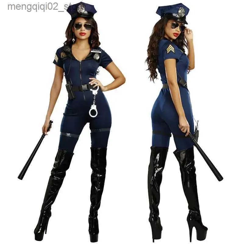 Costume Uniforme De Flic De Police Sexy Pour Femmes Halloween ...