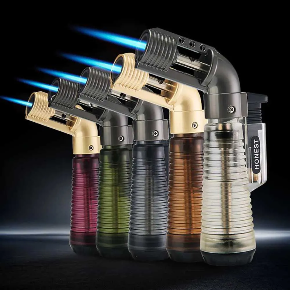 Refillable Torch Lighter Jet Flame Windproof Lighter, Butane Operated ...