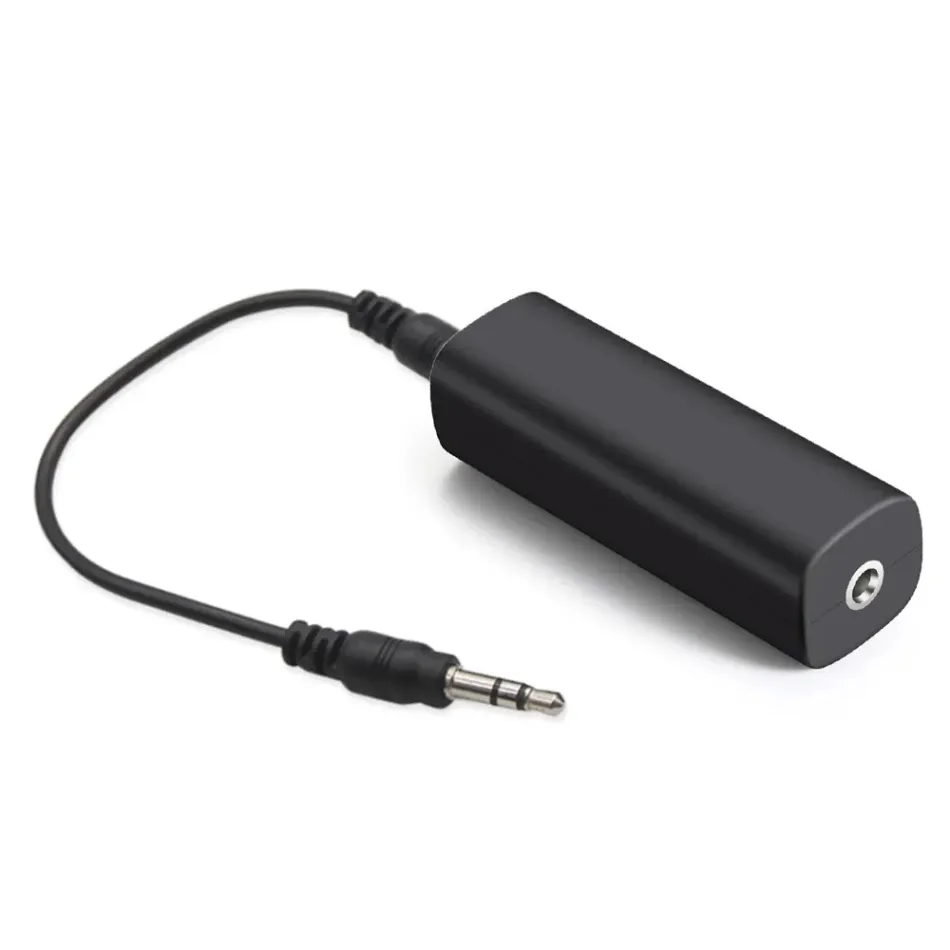 5mm Aux Audio Ground Loop Noise Isolator Filter Adapter for Car Stereo ...