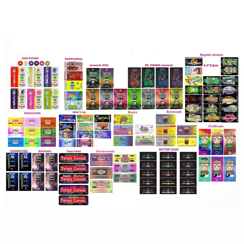 DHgate.com:Waterproof Moonrock Labels: Pothead Alienlabs Packwoods Pre ...