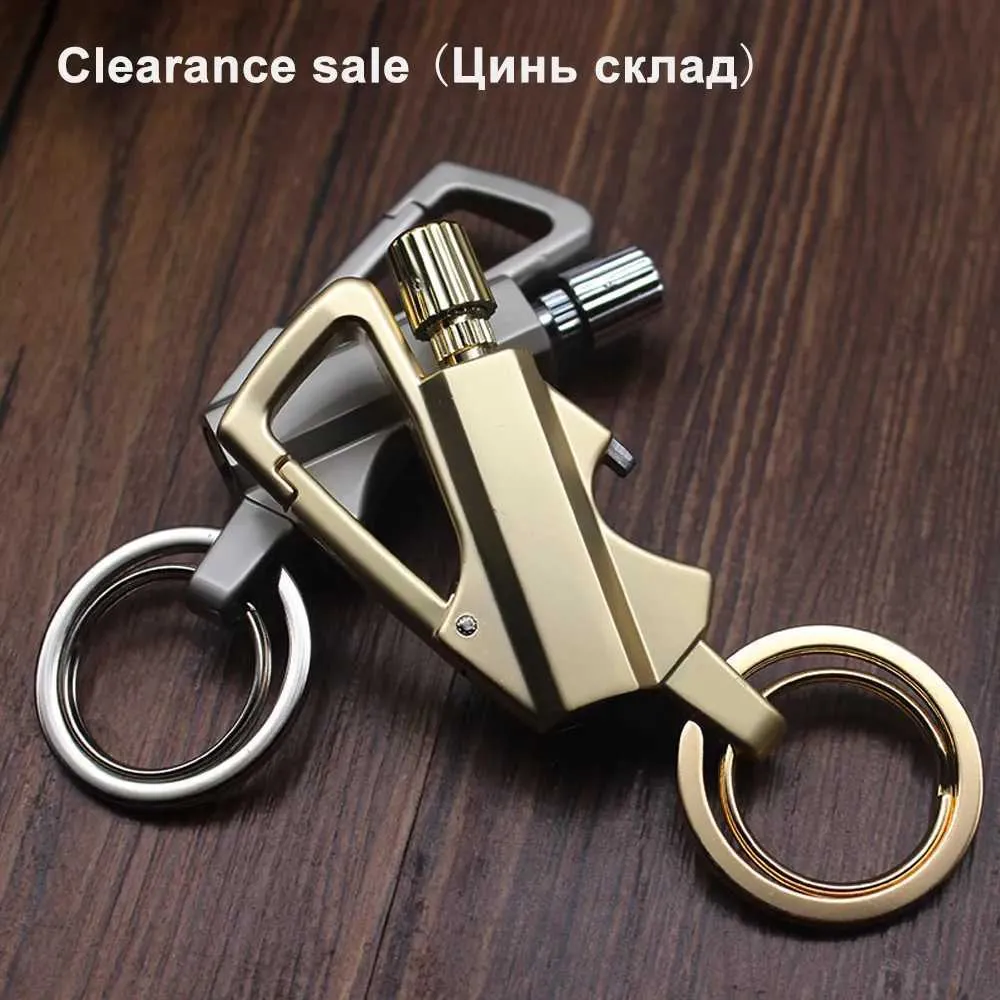 EDC Lighter Metal Keychain: Permanent Match, Waterproof Flint Starter ...