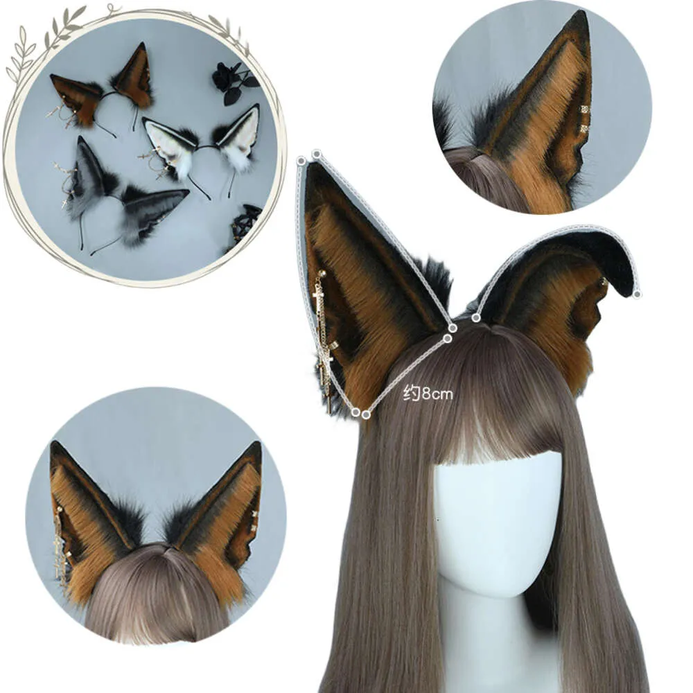Cosplay Anubis Wolf Ear Hair Hoop: Beast Ear Hair Accessories for ...