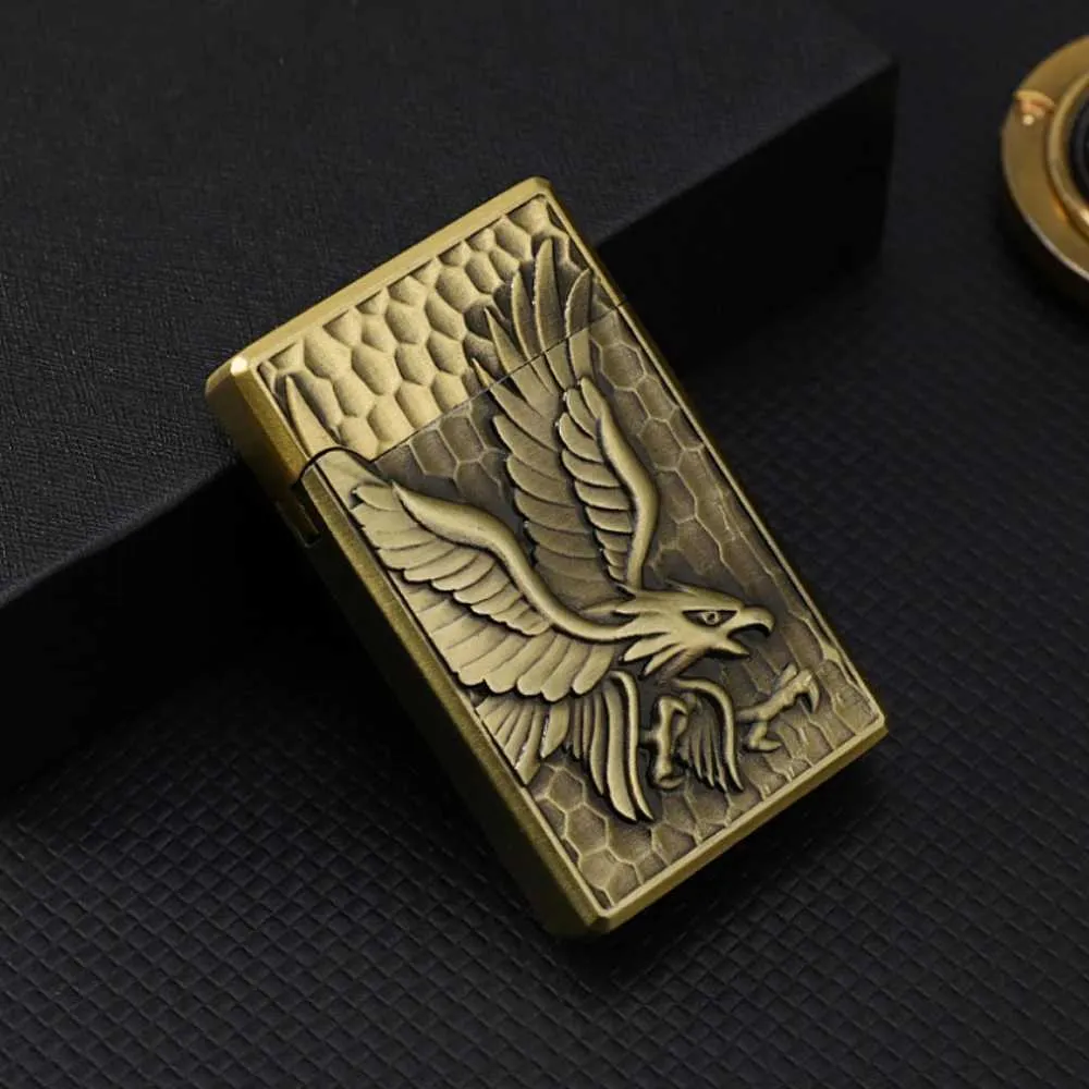 Lighters Unique Relief Wolf Dual Turbo Cool Lighter Butane Torch ...