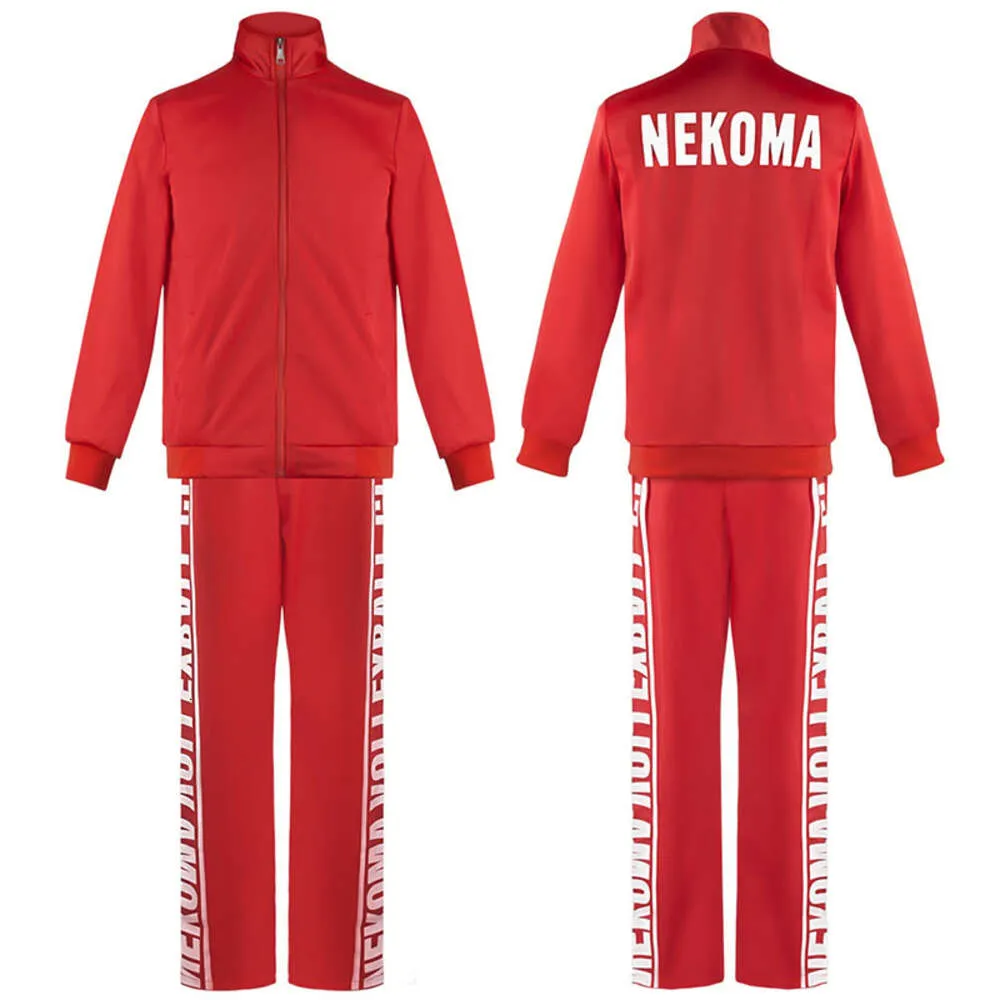 Anime Haikyuu Nekoma School Uniform Jacket Kuroo Tetsurou Kozume Kenma ...