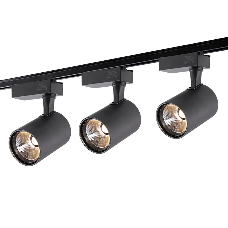 LED Track Lighting Kit - 3 Rails + 3 COB Spotlights, 12W, 220V - Modern ...
