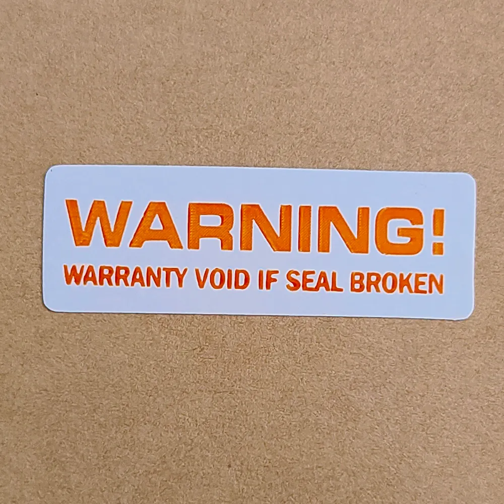 DHgate.com:30x10mm Brittle Paper Security Seals, 1000pcs Warranty Void ...