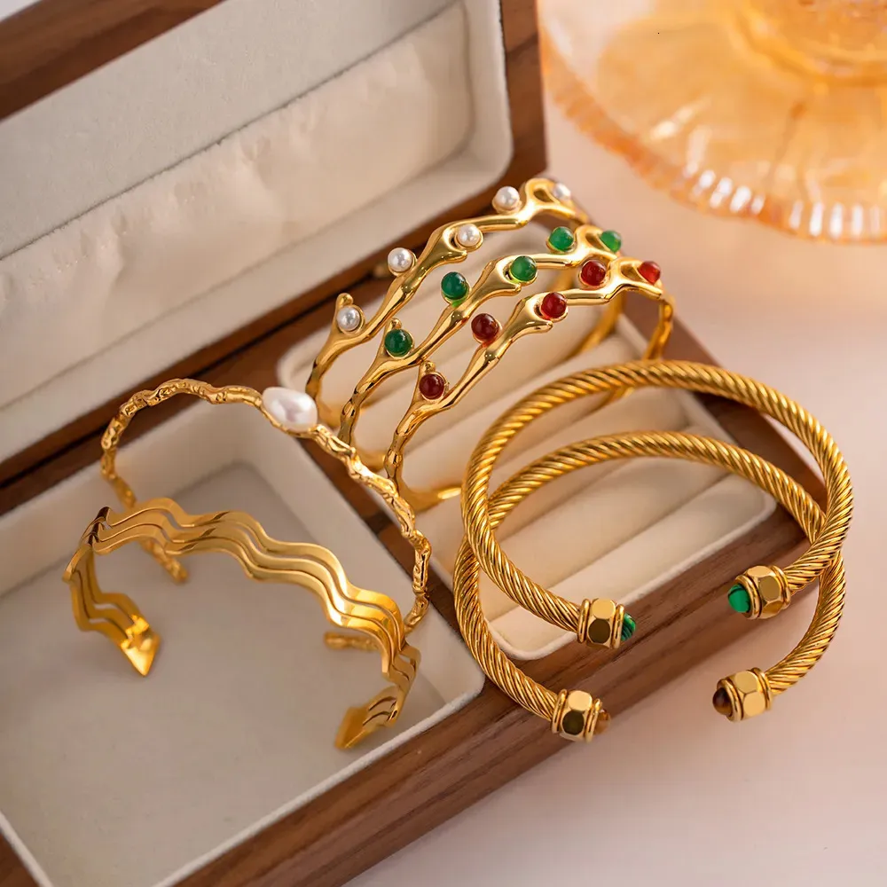 Youthway Golden Geometric Ruby Bangles Malabar Gold Bracelet For Women ...